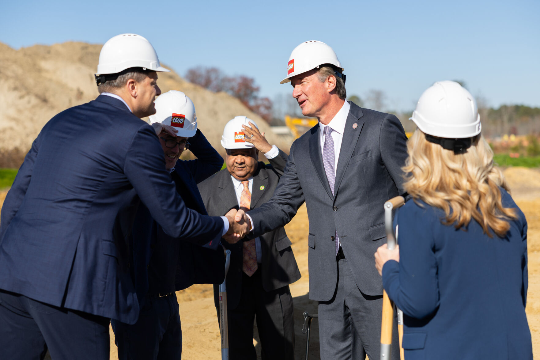 Virginia: Groundbreaking at Lego distribution center