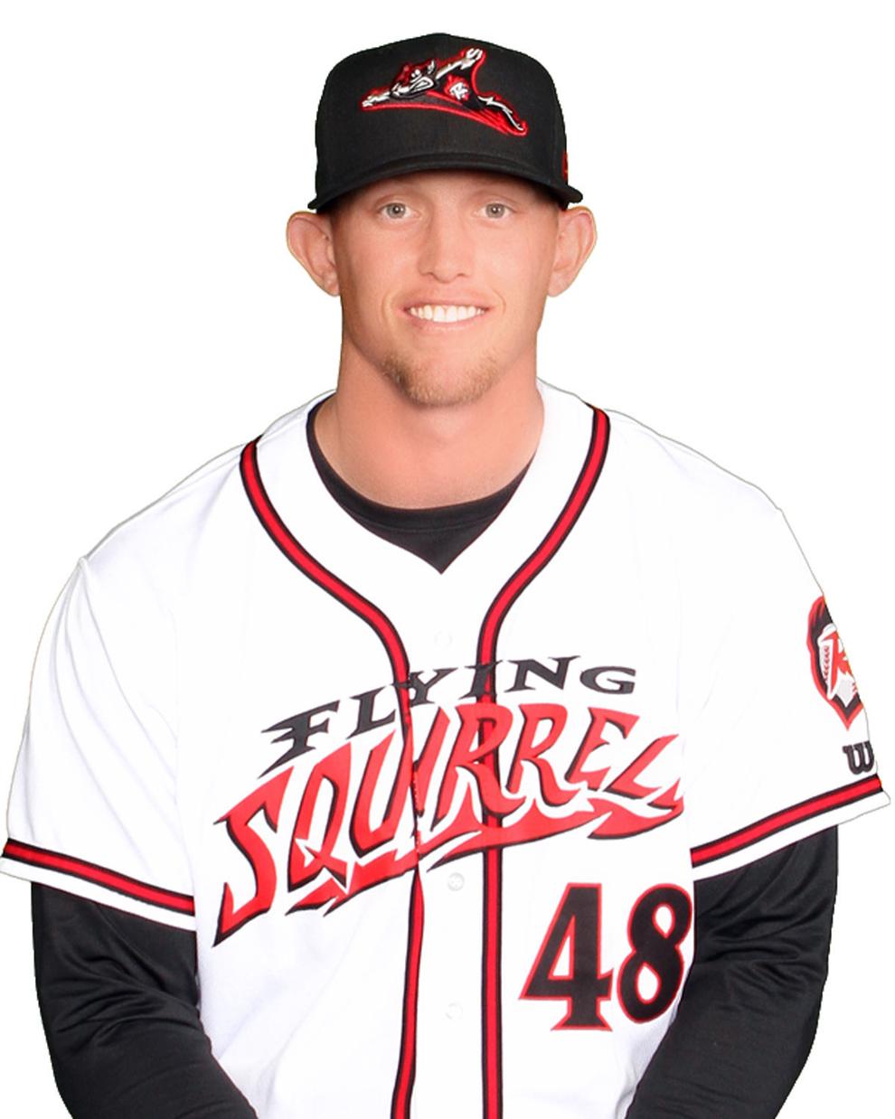 Flying Squirrels' Dusten Knight flipping through standout year
