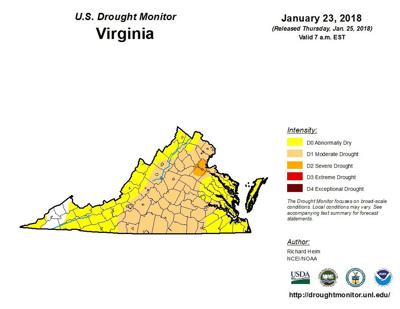 Moderate drought continues across central Va., and there's not a lot of ...