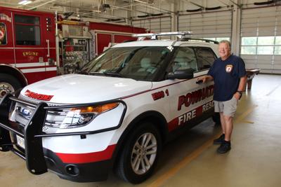First responder vehicle riding the roads