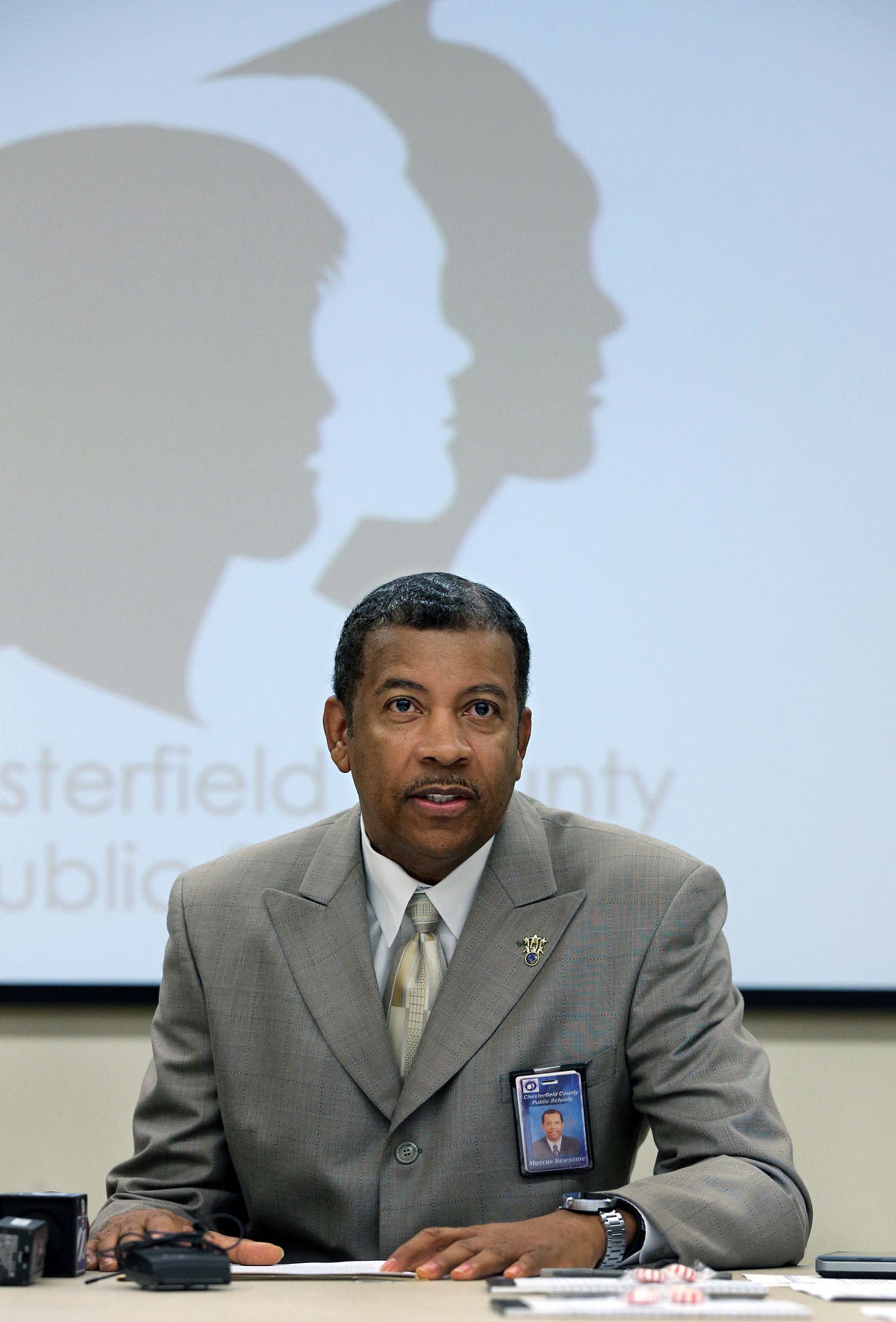 Superintendent of Chesterfield County schools Marcus Newsome is ...