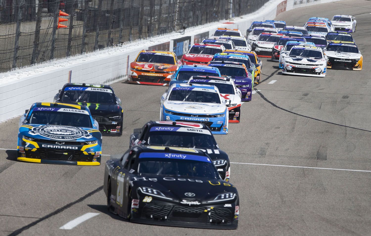 NASCAR Cup Series racing at Richmond Raceway in August 2025