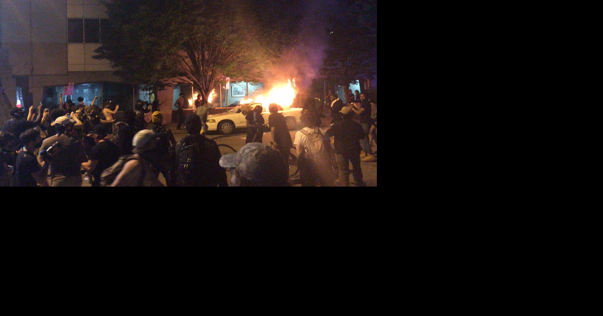 Richmond protest turns violent Friday night with vehicles burned and ...
