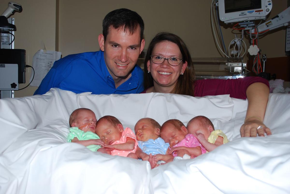 PHOTOS: Goochland County couple now have quintuplets