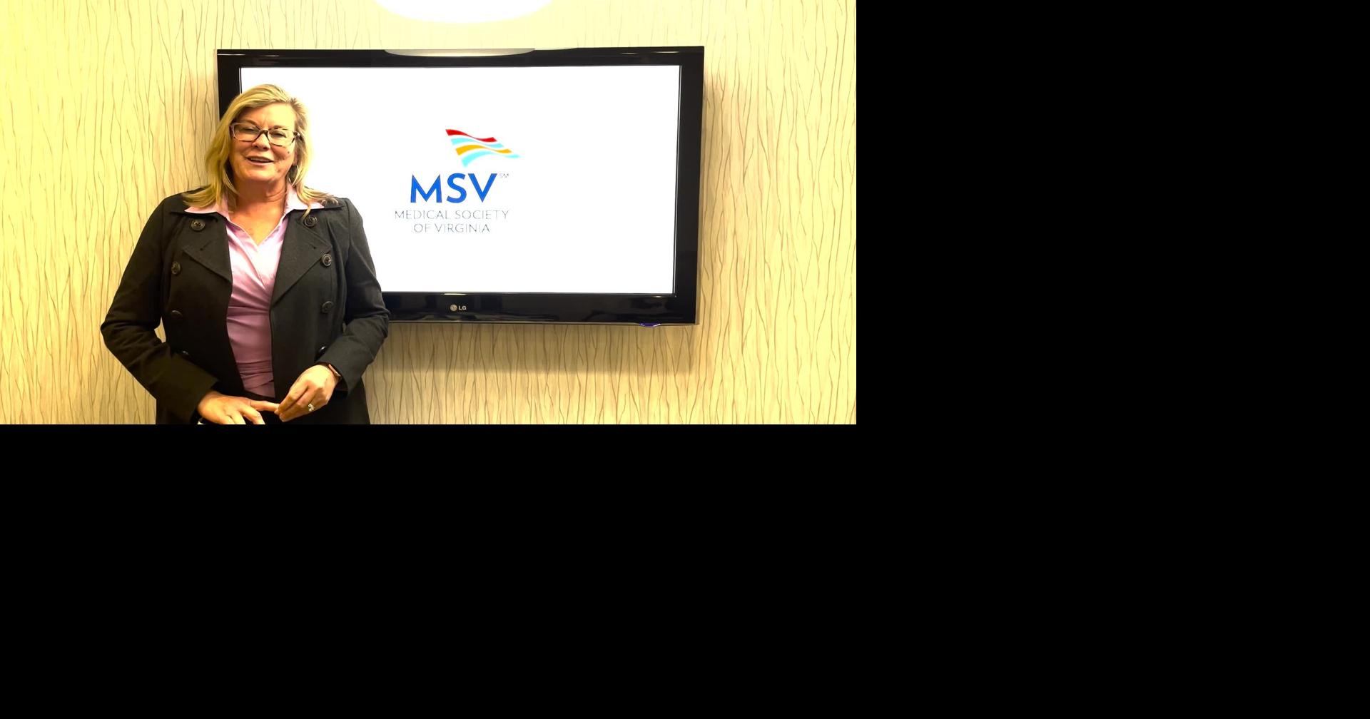 Melina Davis, of Medical Society of Virginia, speaks about the ...