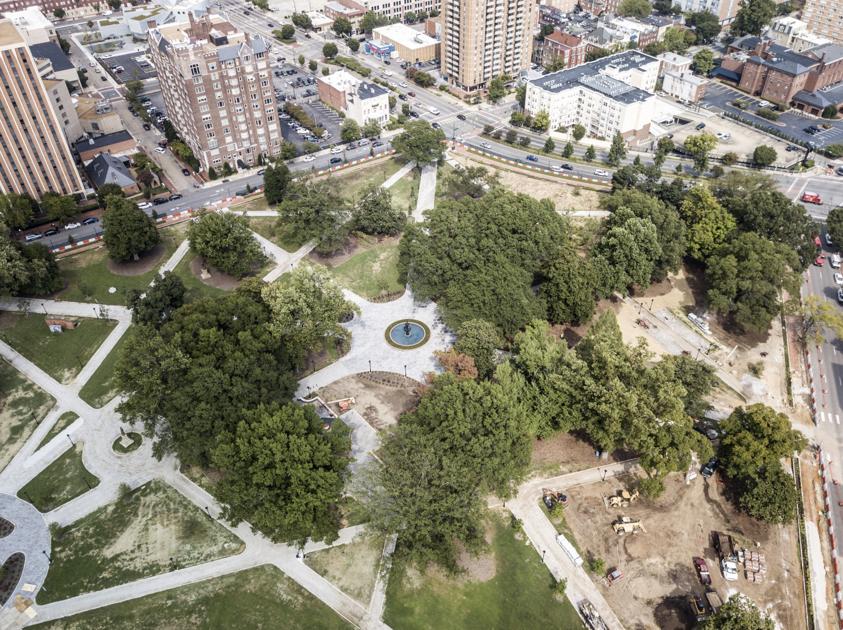 Monroe Park will remain fenced off until mid-September, plantings ...