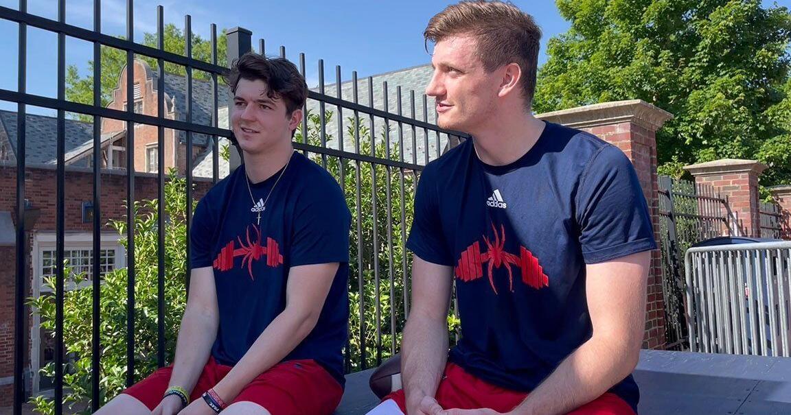 Ex-Keydets now Spiders Reece Udinski (QB) Jakob Herres (WR) discuss ...