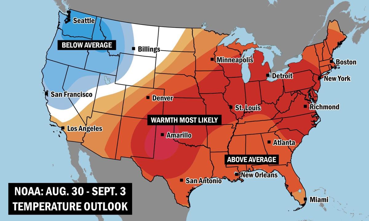 Late August heat wave: no 100s, but maybe some record-warm mornings for ...