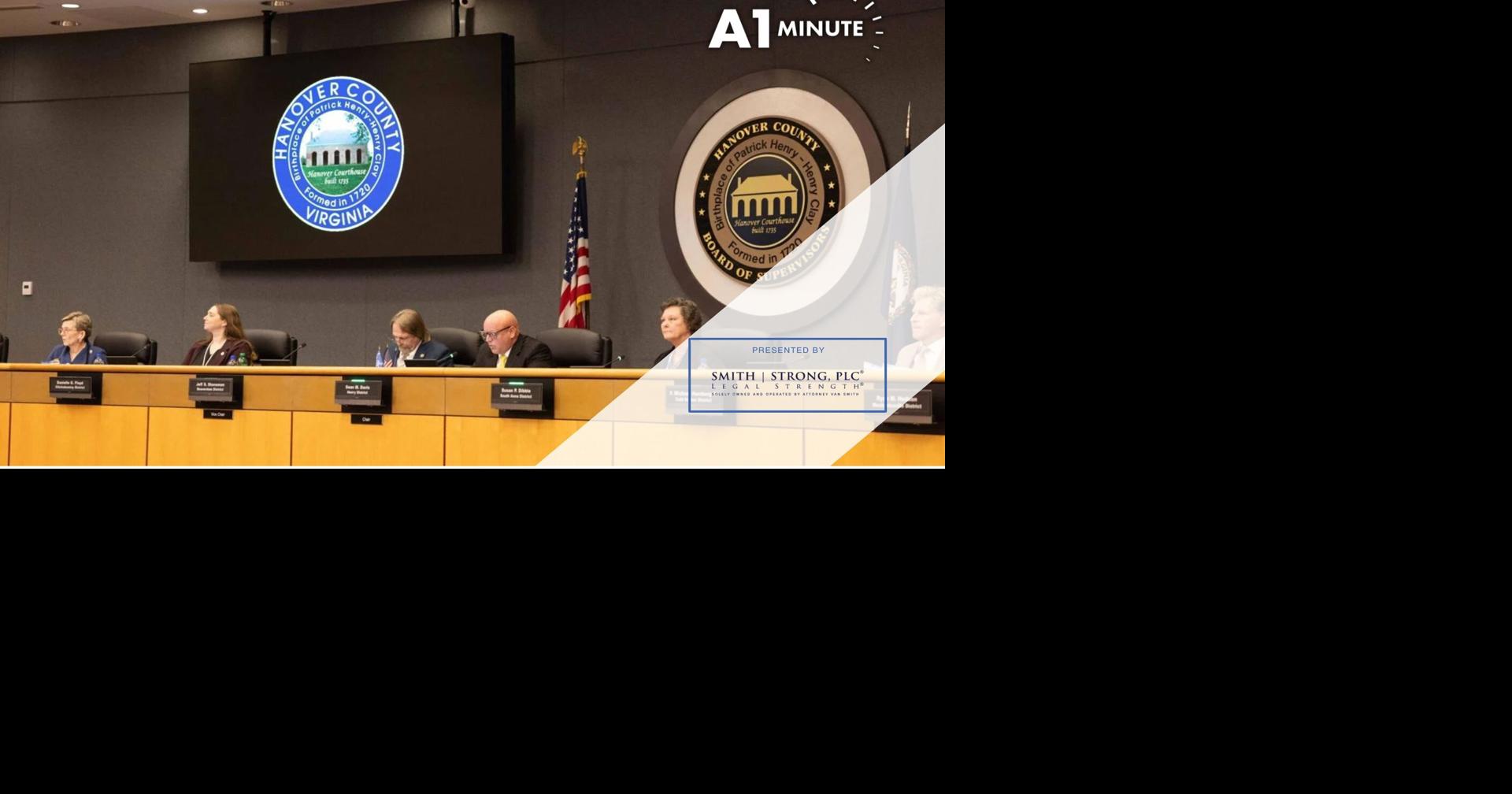 A1 Minute! January 29, 2026: Hanover County Board of Supervisors says ...