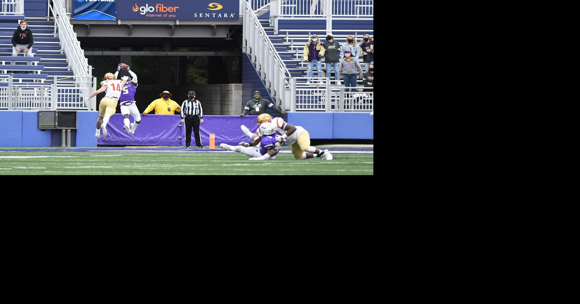 With interception versus VMI, James Madison cornerback Wesley McCormick ...