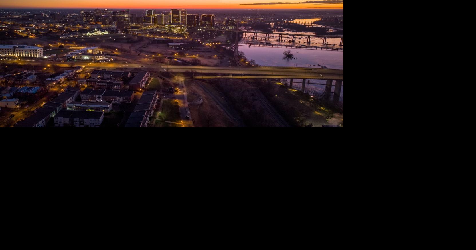 Virginia from Above: An aerial view of the Richmond cityscape