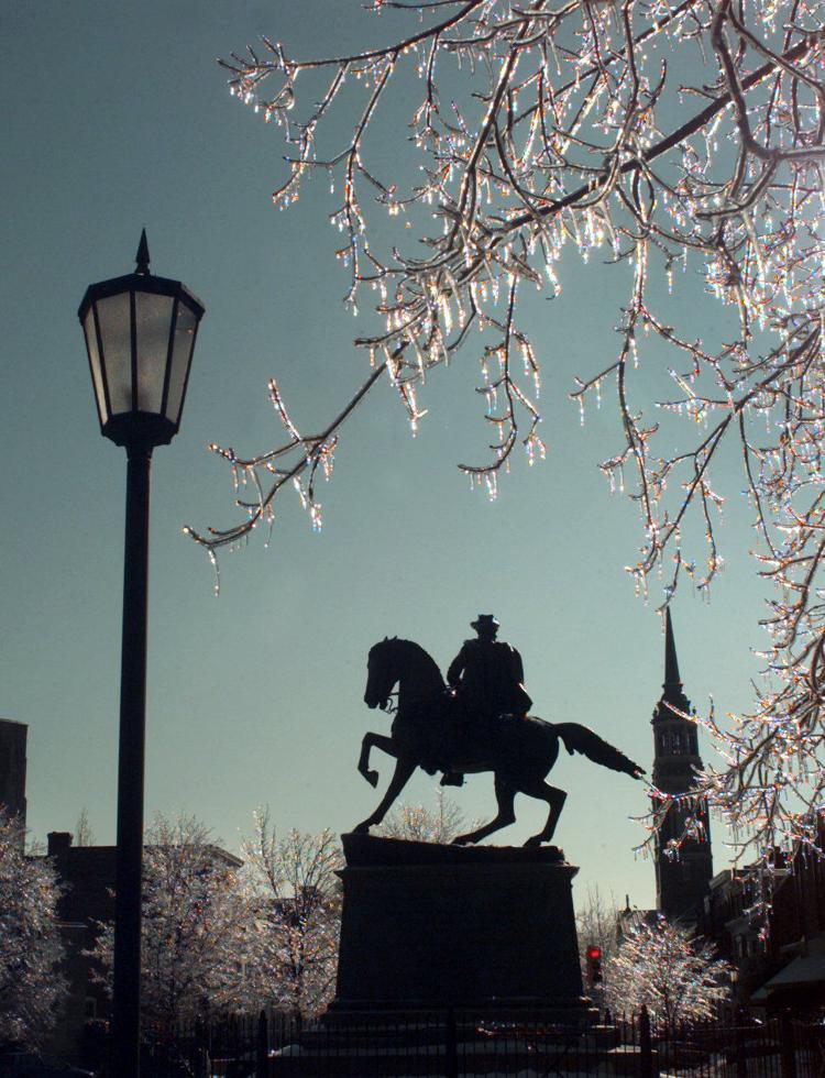 PHOTOS: J.E.B. Stuart Monument, then and now