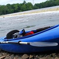 Kayaking the James: Bosher's Dam