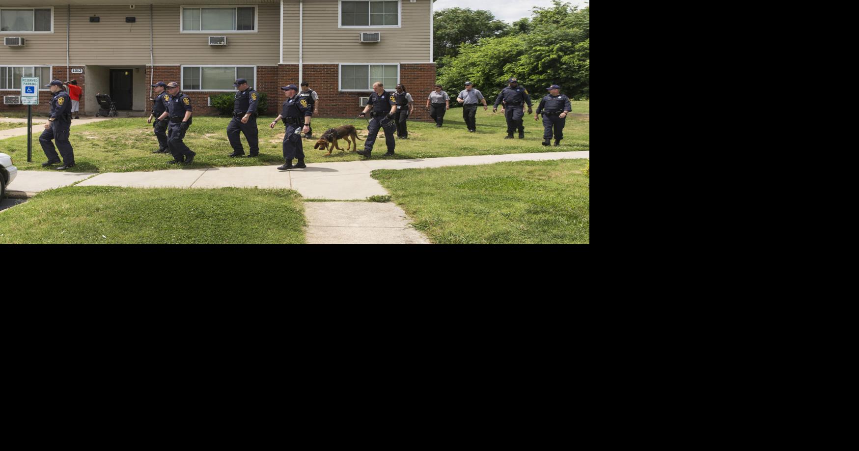 Aided by a bloodhound, officers make 'final sweep' in search of ...