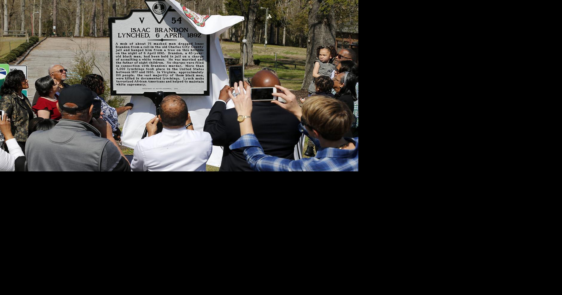 First historic marker commemorating a lynching victim in Va. unveiled ...