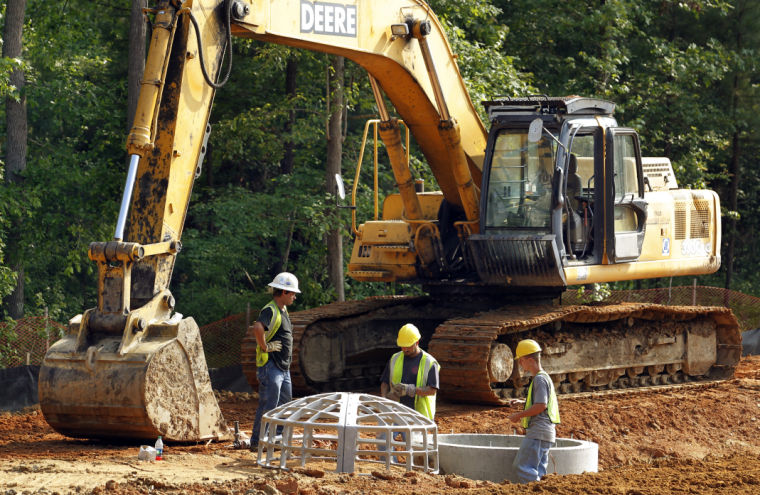 Road project to widen Powhite Parkway, Old Hundred Road
