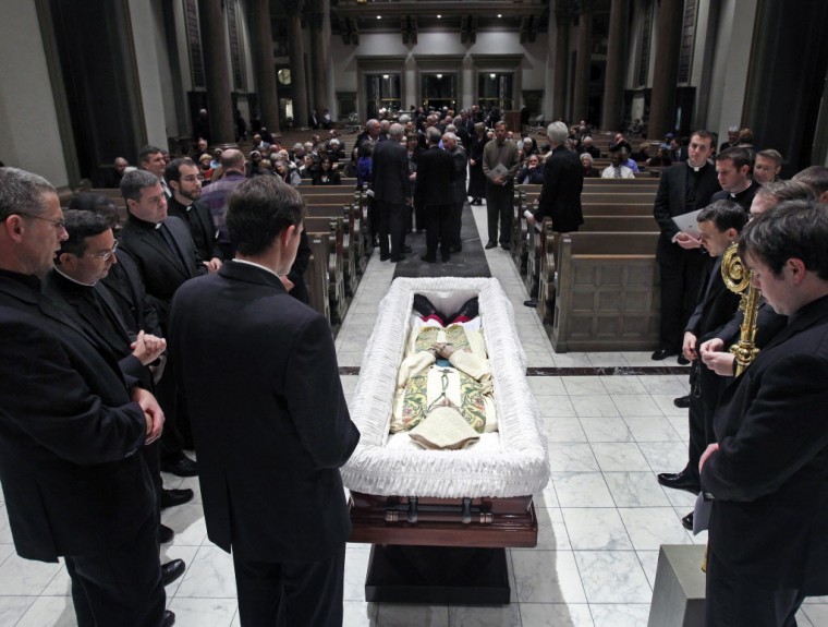 Paying respect to Bishop Walter