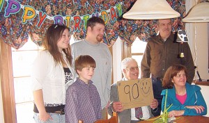 Daniel Talley celebrates 90 years on his farm
