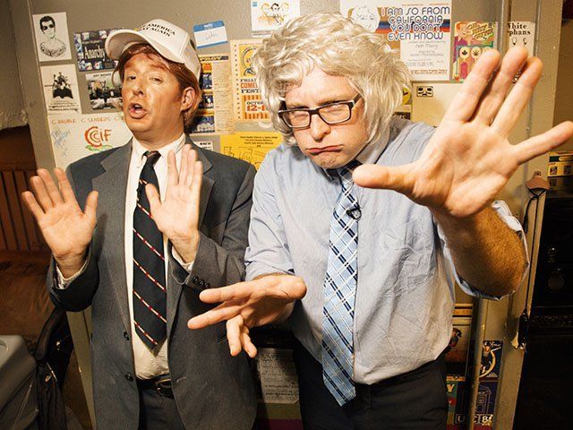 Trump vs. Bernie mock debate at The Broadberry