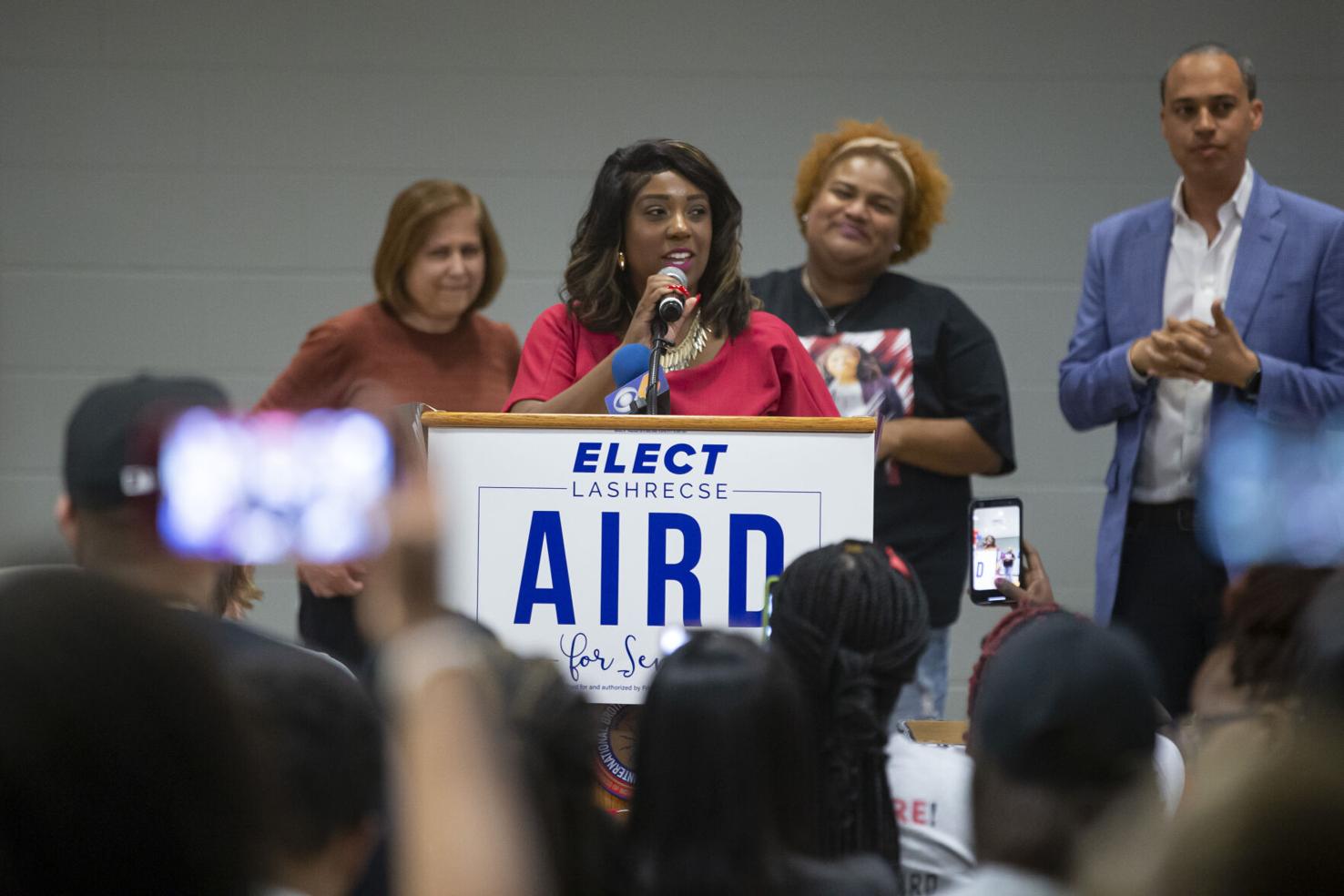 Lashrecse Aird election night 2023