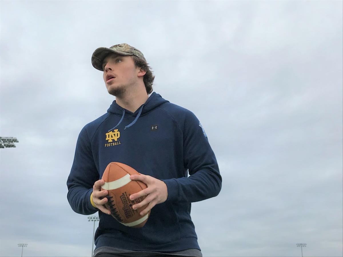 For the first time in his life, Notre Dame QB Brendon Clark is a backup ...