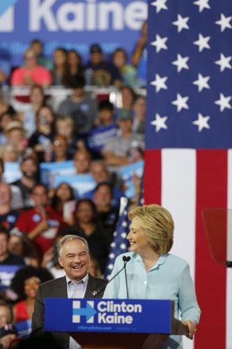 Clinton-Kaine ticket makes its debut in Miami
