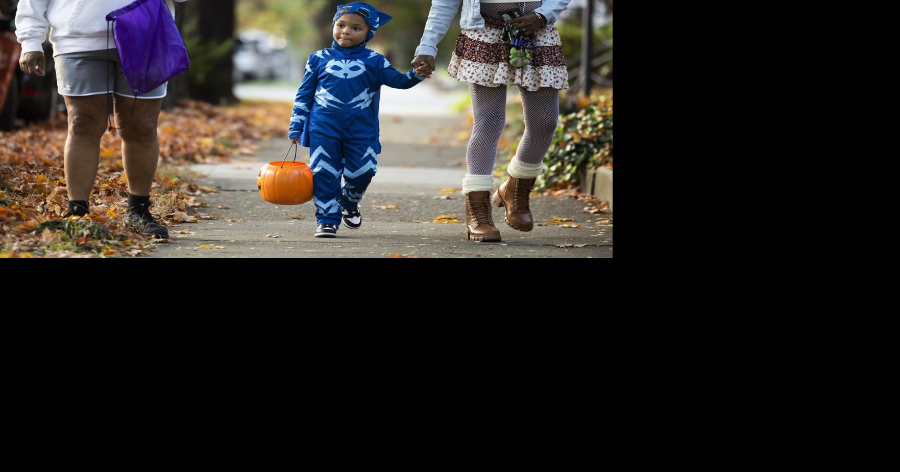 Trick-or-treating in Richmond on Halloween