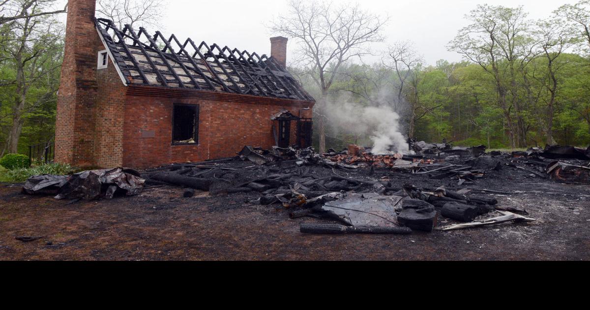 The Phillip Craft House, national historic landmark, burns