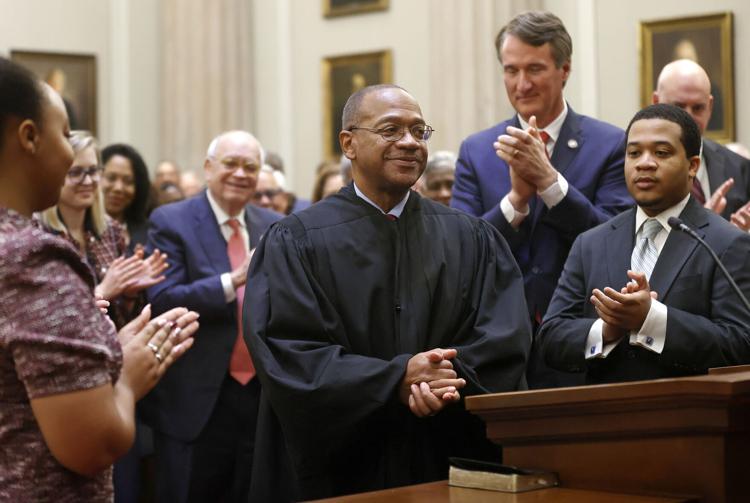 PHOTOS: S. Bernard Goodwyn sworn in as Chief Justice of Va. Supreme Court