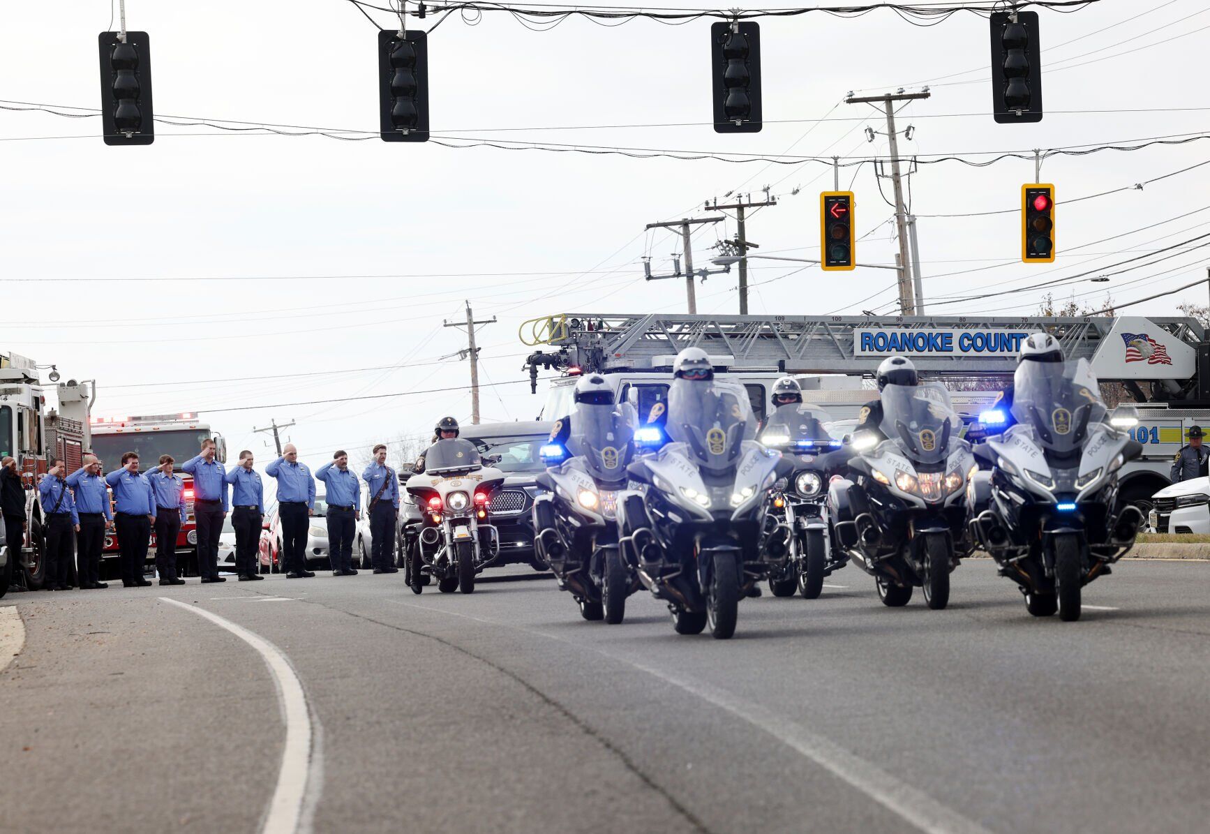 Photos and video: Police escort Jeremy Lewis Hall, slain Virginia ...