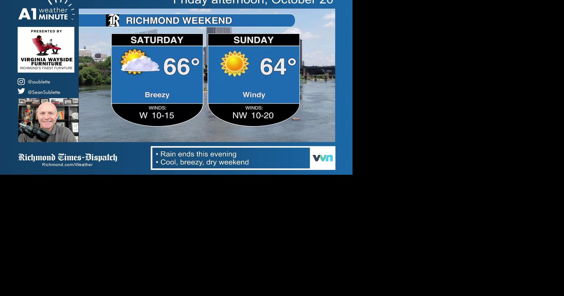 Rain ends, but how chilly will the weekend be? Friday afternoon ...