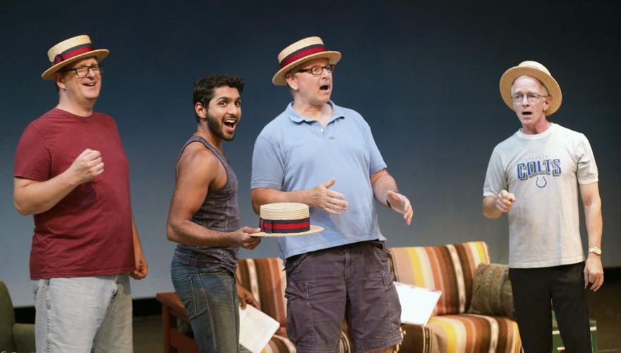 He writes, he directs, he cooks! John Markus feeling right at home