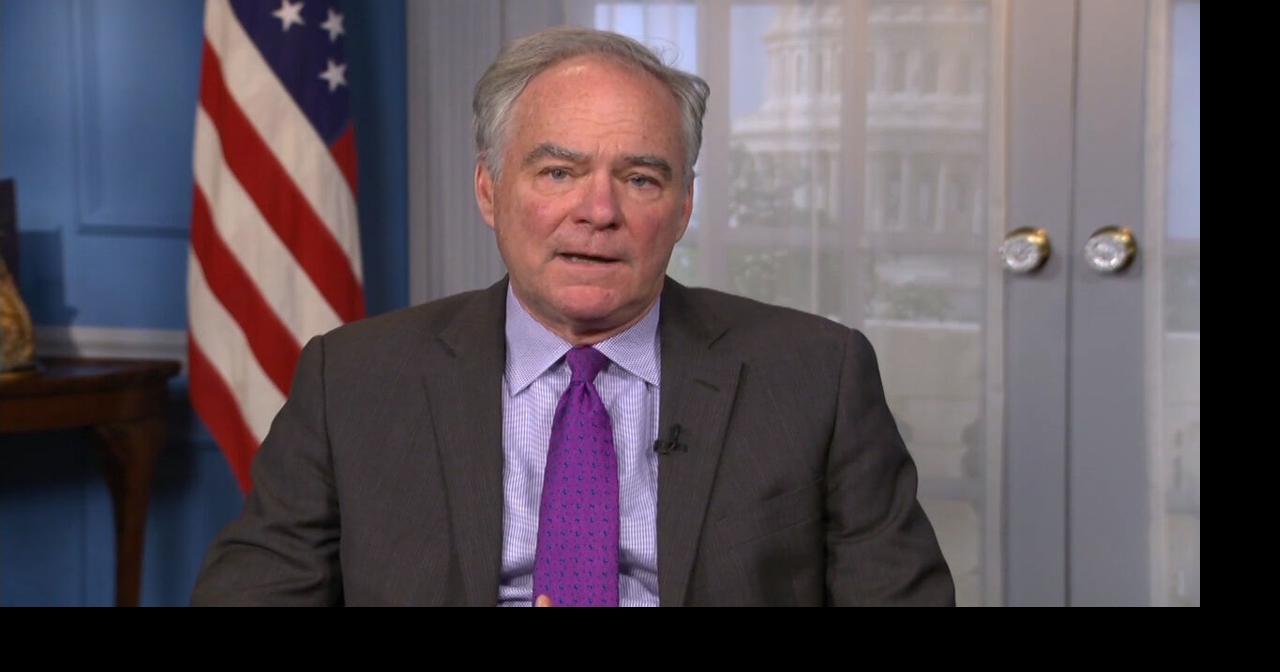 Sen. Tim Kaine speaks Wednesday ahead of the failed vote in the Senate ...