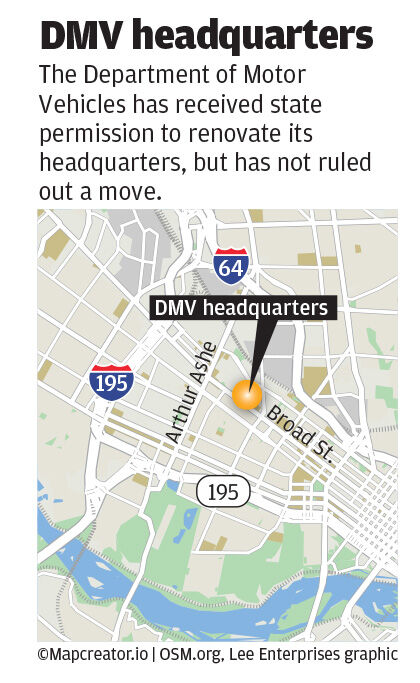 Virginia DMV exploring options for headquarters in Richmond
