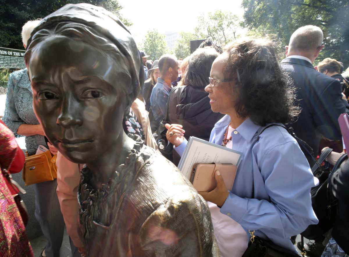 'A monumental day': Seven statues unveiled at Virginia Women's Monument ...