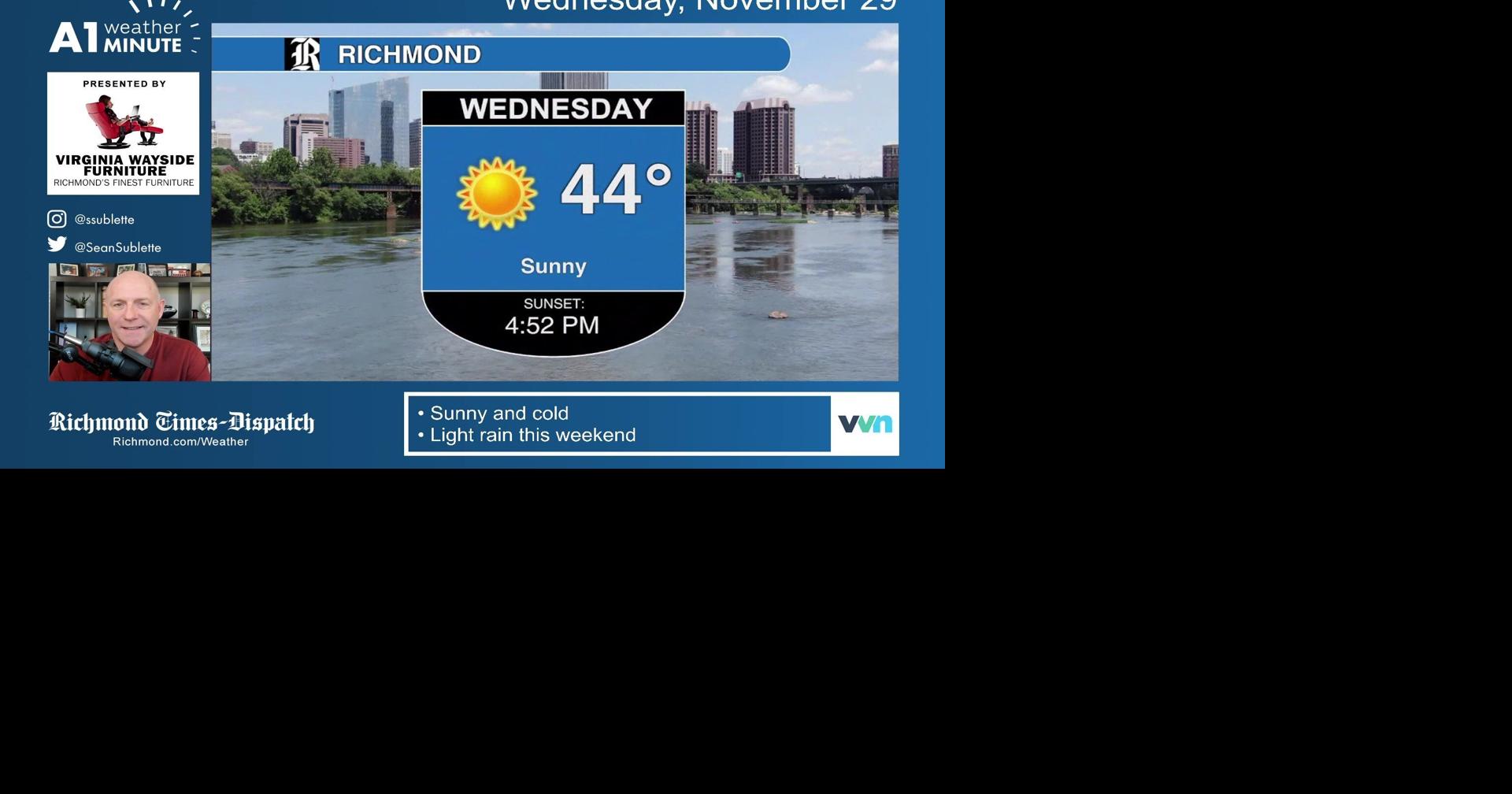 How much rain expected this weekend? Wednesday morning Richmond weather ...