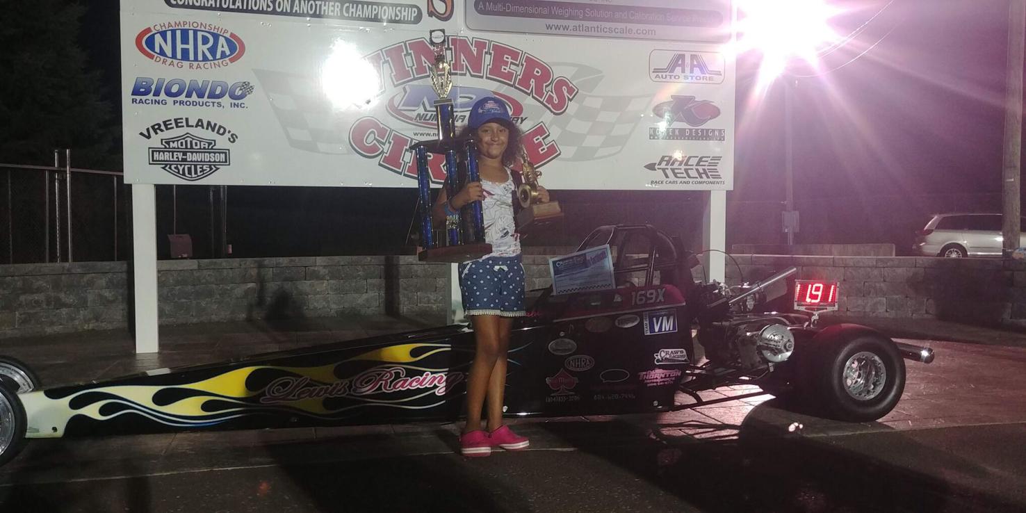 Hanover volleyball standout Lewis is also a drag car racer