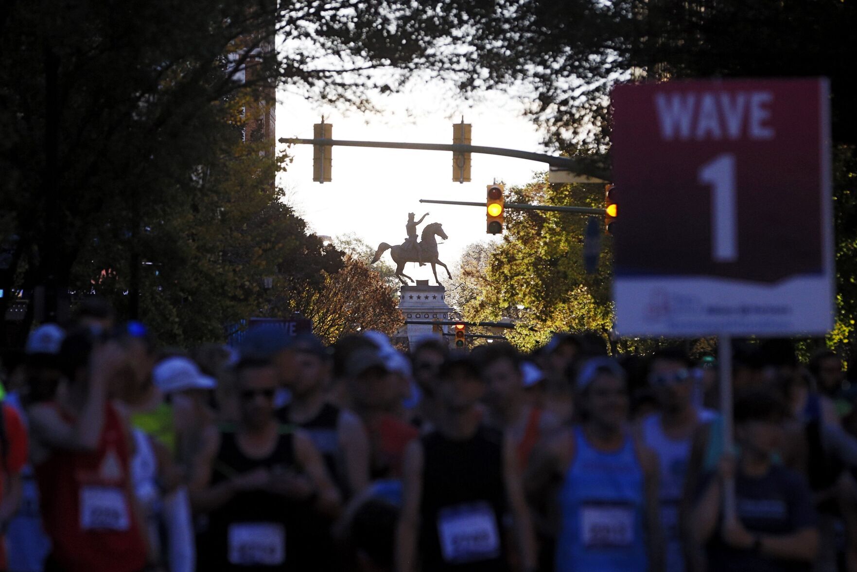 Sam Doud signed up for the Richmond marathon Friday and won it Saturday