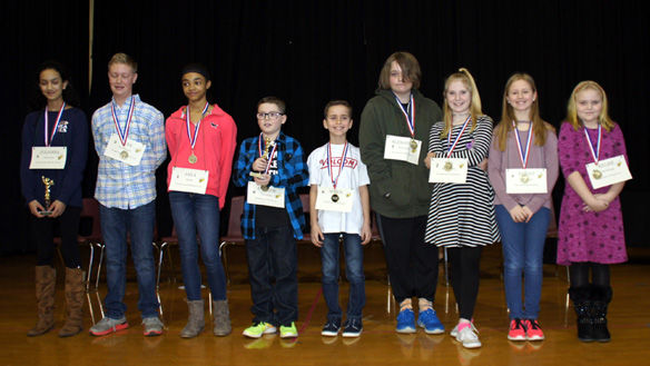Andrew Cheshire wins district spelling bee for second straight year