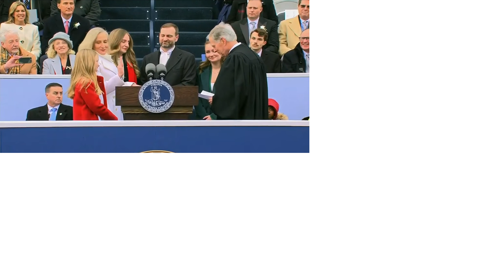 Watch Spanberger, Hashmi and Jones being sworn in