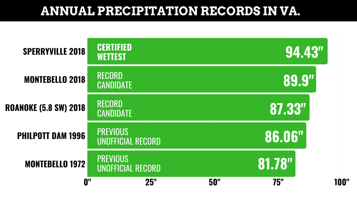 New state record confirmed: Town in Virginia’s Blue Ridge got nearly 8 ...
