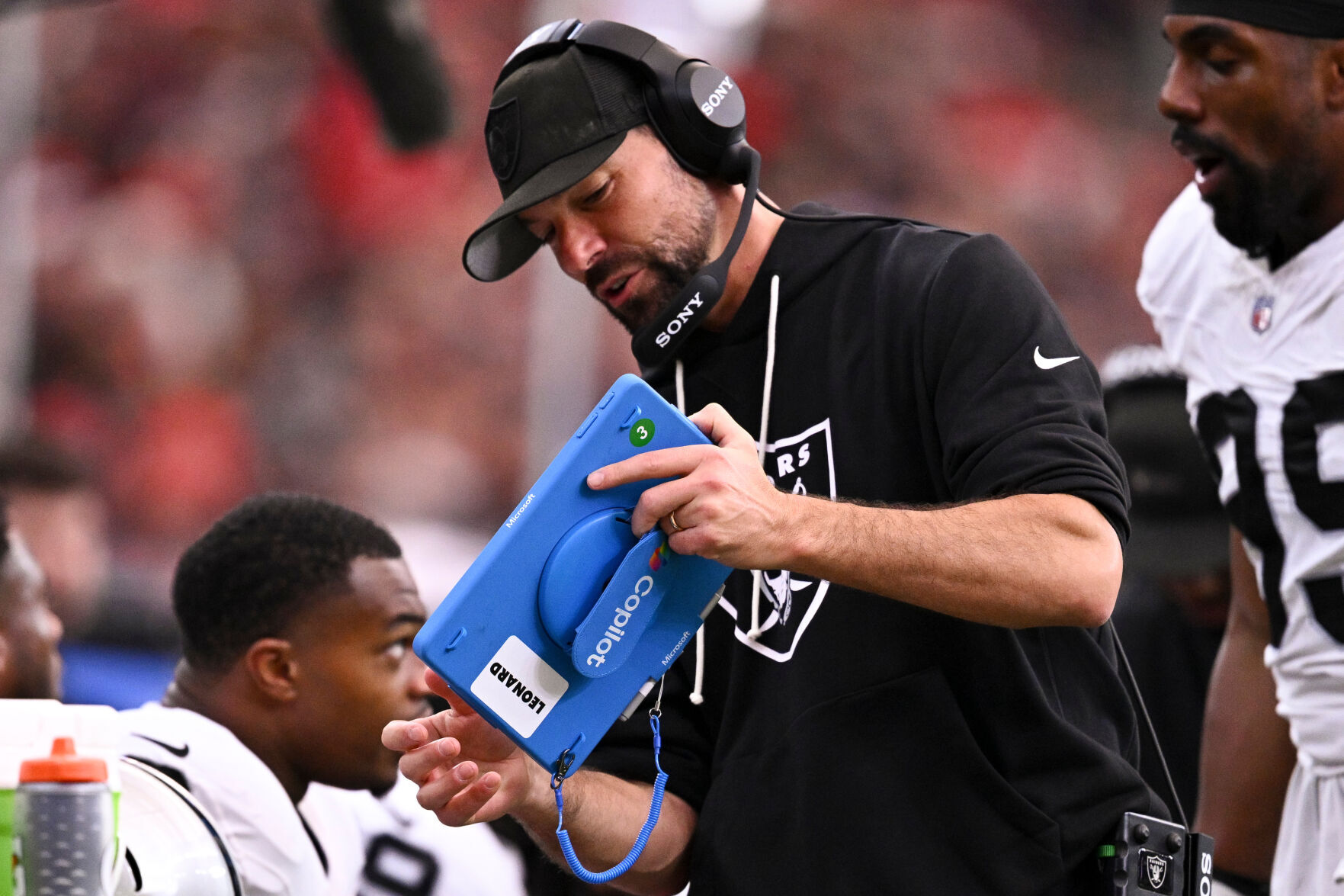 Raiders Leonard Football