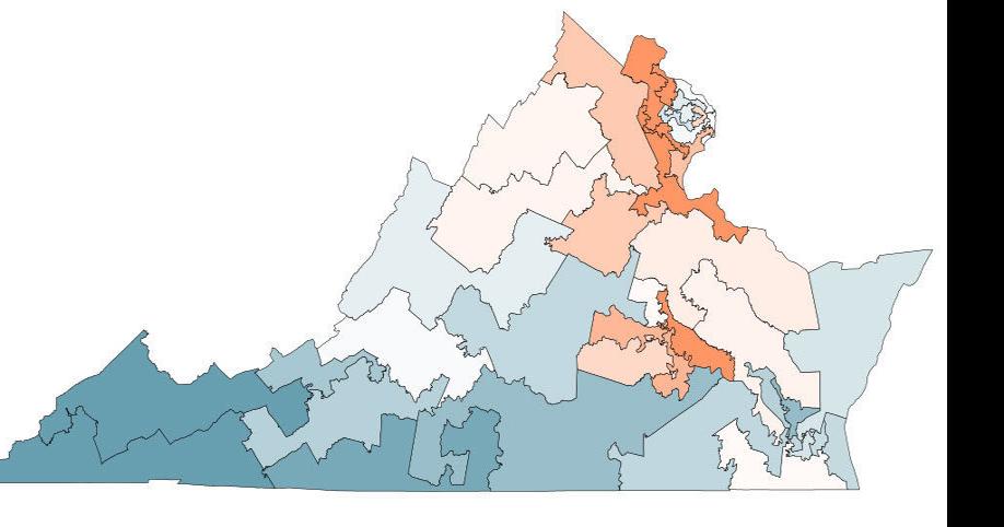Visual: Prelude to 2021 Virginia's Senate Redistricting?