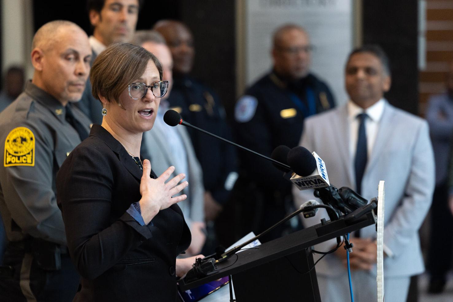 Photos: City officials hold news conference on recent pedestrian deaths