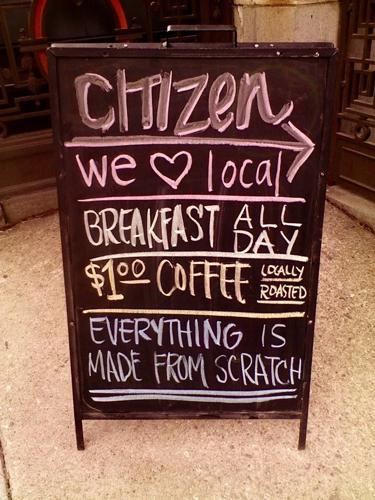 Citizen restaurant is now open in its bigger space