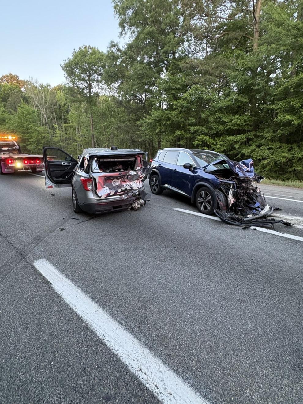 Virginia state trooper injured in crash on I-95 in Hanover