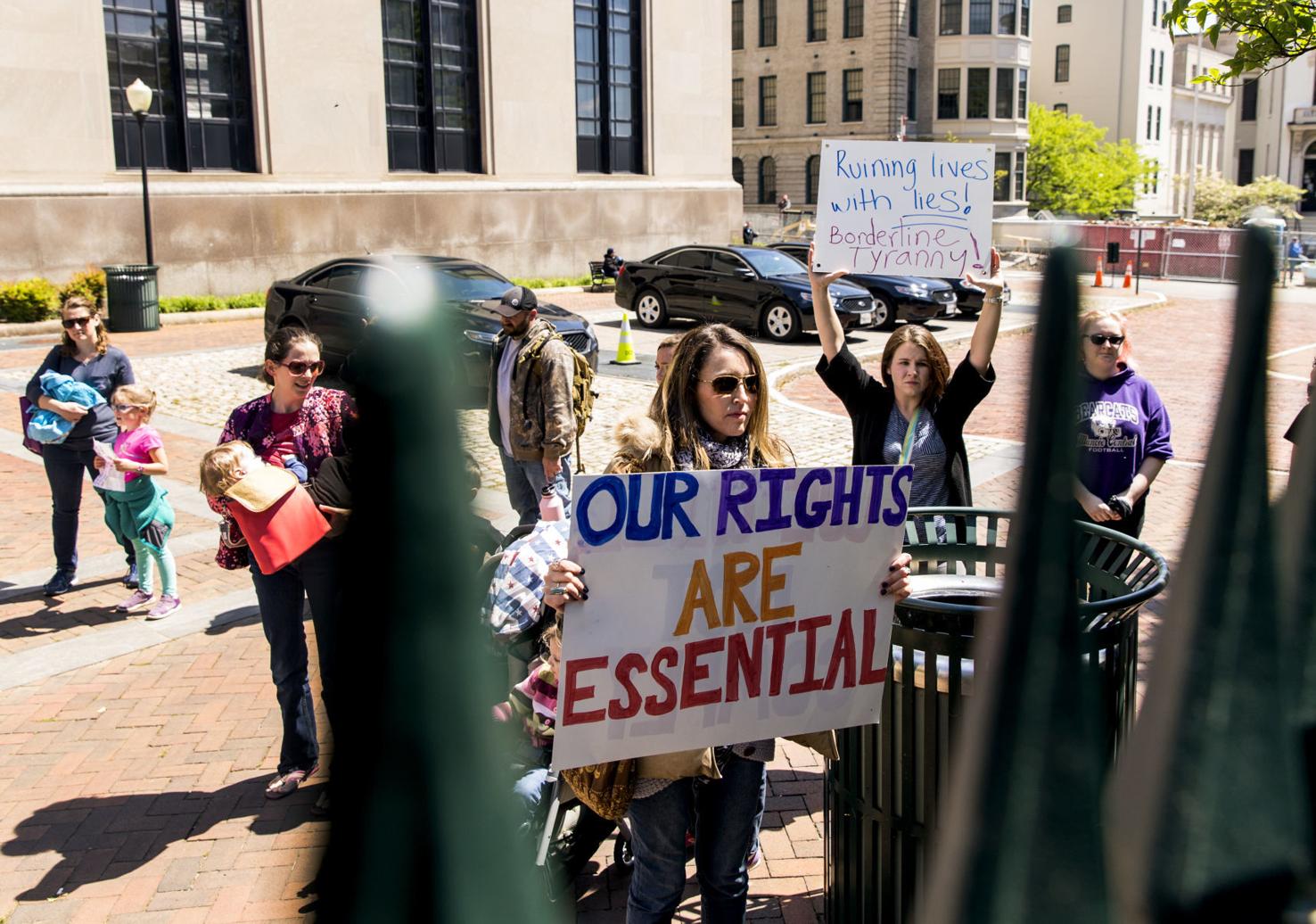 PHOTOS: ReOpen Virginia protest