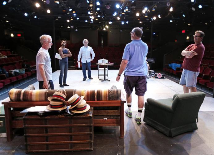 He writes, he directs, he cooks! John Markus feeling right at home