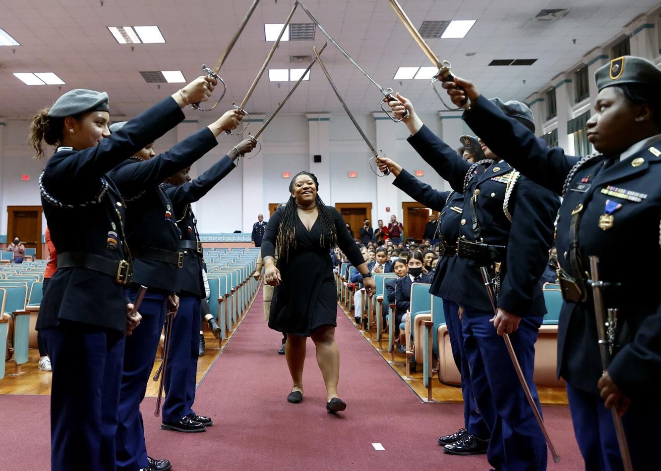 Franklin Military Academy teacher Christal Corey RPS Teacher of the Year