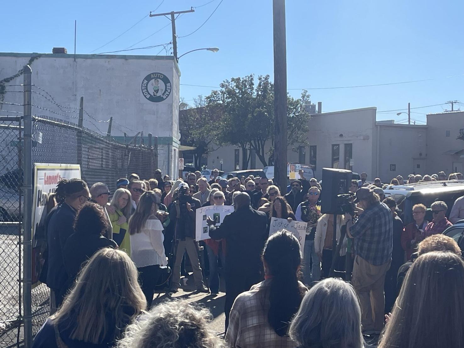 Family holds vigil to honor Jacob Baldwin